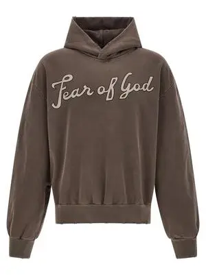 Fear Of God 26 Classic Half Raglan' Hoodie - Brown