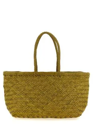 Dragon Diffusion Bamboo Triple Jump' Large Shoulder Bag - Green