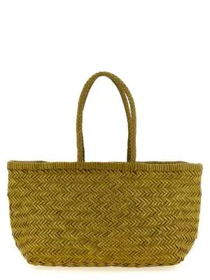 Dragon Diffusion Bamboo Triple Jump' Large Shoulder Bag - Green