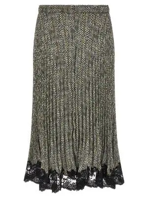 ERMANO SCERVINO Ermanno Scervino Pleated Skirt With Lace