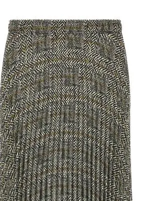 ERMANO SCERVINO Ermanno Scervino Pleated Skirt With Lace