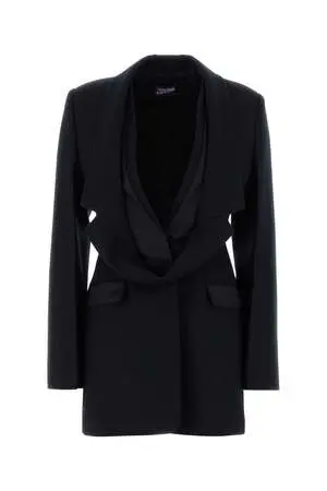 JEAN PAUL GAULTIER Dark Wool Blazer - Blue