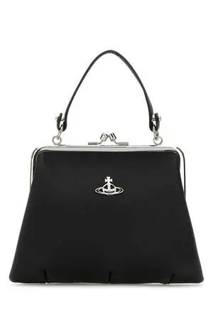 VIVIENNE WESTWOOD Synthetic Leather Granny Handbag - Black