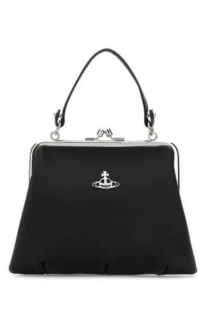 VIVIENNE WESTWOOD Synthetic Leather Granny Handbag - Black