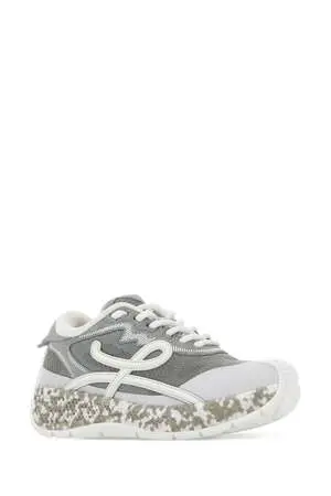 Loewe Grey Tech Fabric Pogo Sneakers - Multicolor