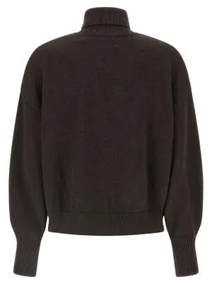 Isabel Marant Étoile Marant 'nasha' High Neck Sweater - Brown