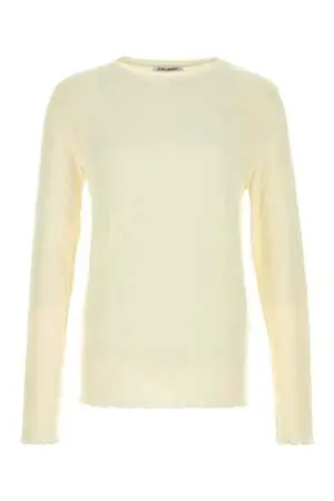 Our Legacy Cream Cotton Blend T-shirt - Yellow