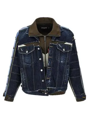 Dsquared2 Multilayer Denim Jacket - Blue