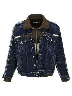Dsquared2 Multilayer Denim Jacket - Blue