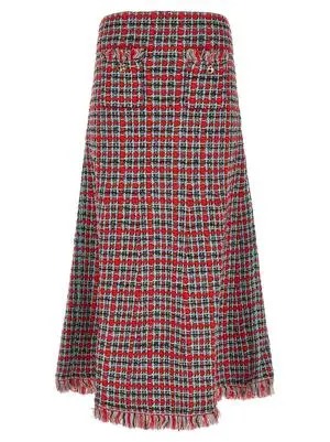 SELF-PORTRAIT Self Portrait Women Tweed Skirt