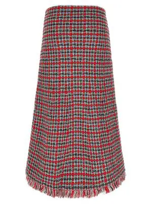 SELF-PORTRAIT Tweed Skirt