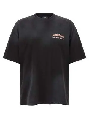 Amiri Sunny Place Skate' Vintage Print T-shirt - Black