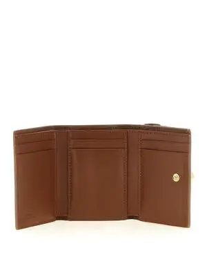 Fendi Ff' Trifold Mini Wallet - Brown