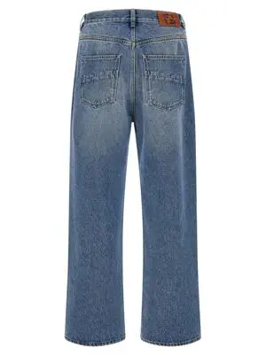 Fendi Ff' Patch Jeans Saddlery