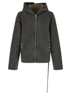 Rick Owens Gimp Zipfront' Jacket - Gray