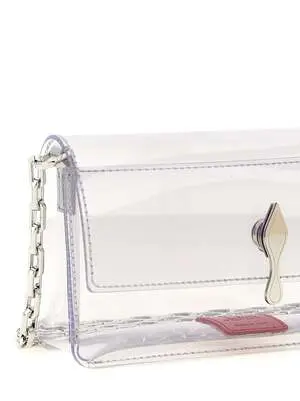 CHRISTIAN LOUBOUTIN Clutch With 'bettina Mini' Strap - Silver