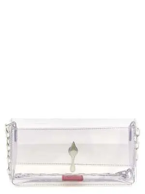 CHRISTIAN LOUBOUTIN Clutch With 'bettina Mini' Strap - Silver