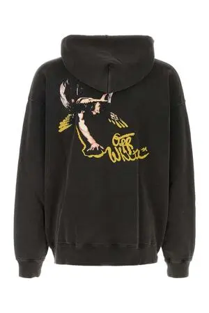 Off-White Slate Cotton Sweatshirt