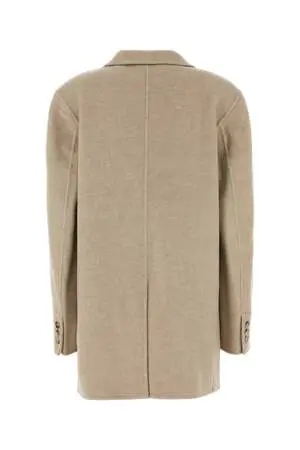 Isabel Marant Étoile Sand Wool Blend Oversize Colbya Blazer