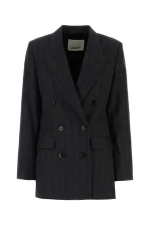 Isabel Marant Étoile Charcoal Wool Jevima Blazer - Gray