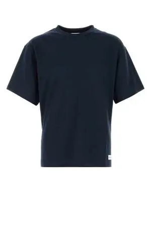 Saint Laurent Navy Cotton And Modal T-shirt