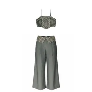 LUME The Sage Khadi Co-ord Set