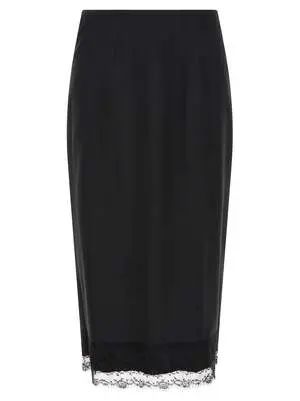 ERMANO SCERVINO Ermanno Scervino Lace Sheath Skirt - Black