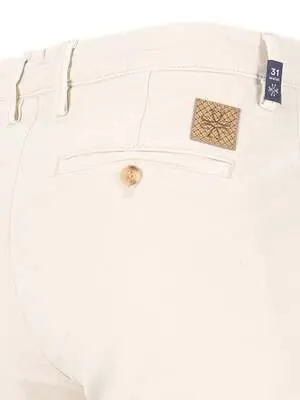 JACOB COHЁN Bobby Slim Chino Trousers - White