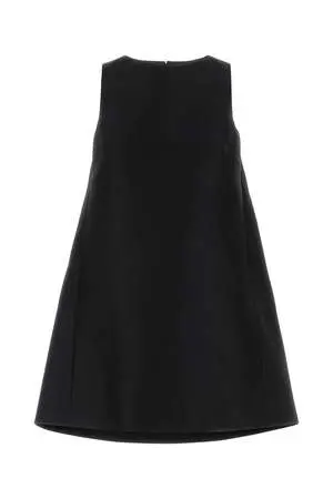 Balenciaga Wool Blend Dress - Black
