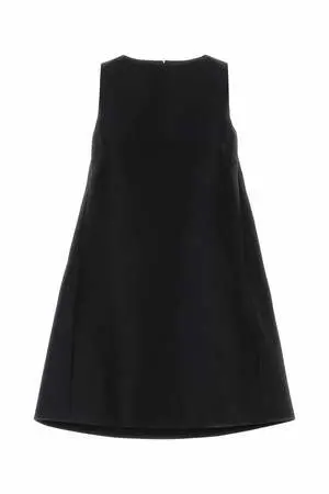 BALENCIAGA Balenciaga Women Black Wool Blend Dress