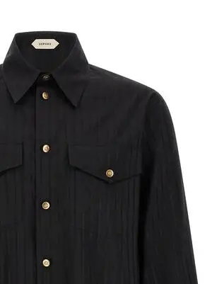 Versace Jacquard Silk Shirt