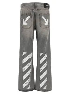 Off-White Half Arrow Diag Slim' Jeans