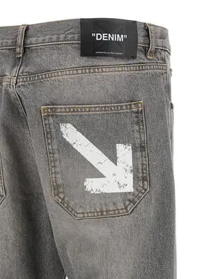 Off-White Half Arrow Diag Slim' Jeans