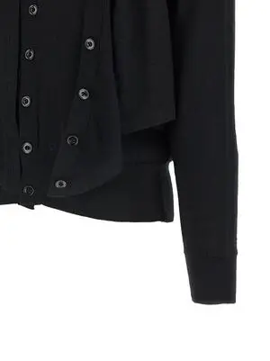 LEMAIRE Trompe L'oeil Construction Cardigan