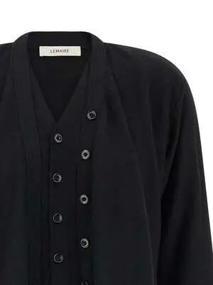 LEMAIRE Trompe L'oeil Construction Cardigan