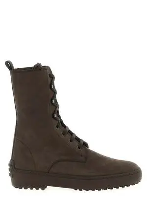 TOD'S Winter Gommino' Ankle Boots - Brown