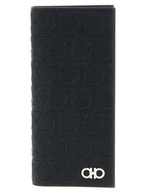 FERRAGAMO Gancini' Wallet - Black
