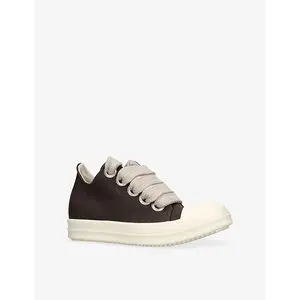 Rick Owens Jumbo-lace Low Canvas Trainers