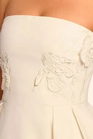 Ramy Brook Lily Embellished Strapless Mini Dress