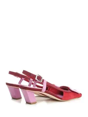 ROGER VIVIER Belle Vivier Slingback Pumps - Multicolor