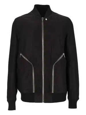Rick Owens Heizer Flight Jacket - Black