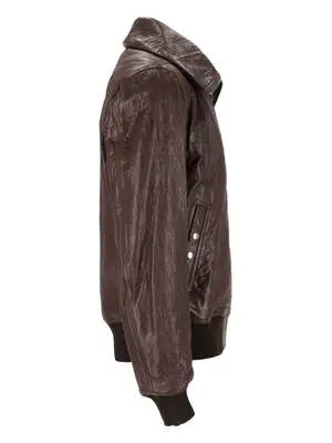 Rick Owens Dracuflight Leather Blouson Jacket
