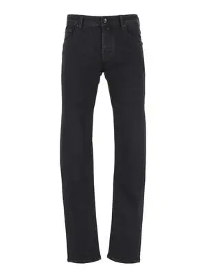Jacob Cohen Jacob Cohen Men Nick Slim Super-Slim 5-Pocket Jeans In Super Stretch Denim Gray