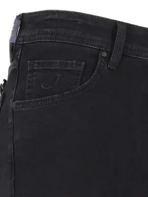 Jacob Cohen Nick Slim Super-slim 5-pocket Jeans In Super Stretch Denim - Gray