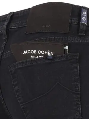 Jacob Cohen Nick Slim Super-slim 5-pocket Jeans In Super Stretch Denim - Gray