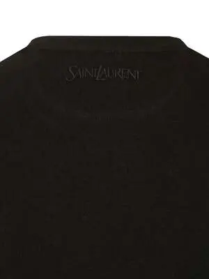Saint Laurent Crew Neck T-shirt - Black