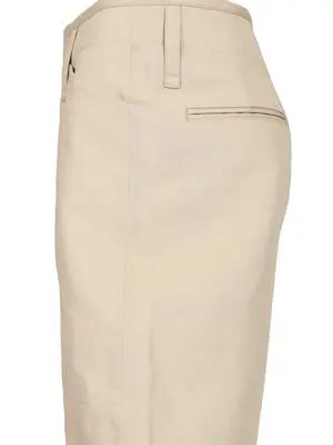 LEMAIRE Cotton And Linen Pants - White