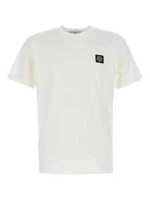Stone Island Cotton Jersey T-shirt - White