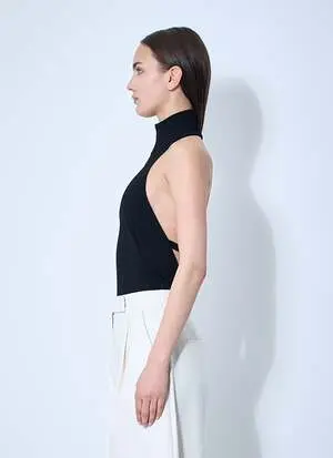 Max Mara Knit Halterneck Top