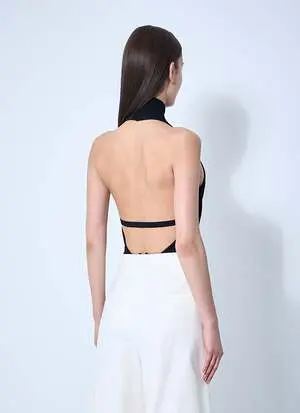 Max Mara Knit Halterneck Top
